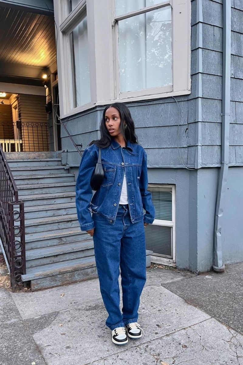 23 Double Denim Outfit Ideas With Denim On Denim Done Right Itsallbee Solo Travel